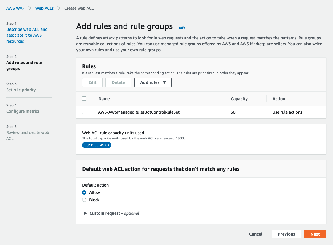 AWS WAF で Bot からのアクセスを管理する Bot Control が利用可能になりました！ | DevelopersIO