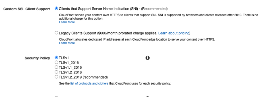 [小ネタ]CloudFrontのSSLポリシー設定変更で状態を確認してみた | DevelopersIO
