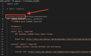 Lambda開発のためのVScode | DevelopersIO