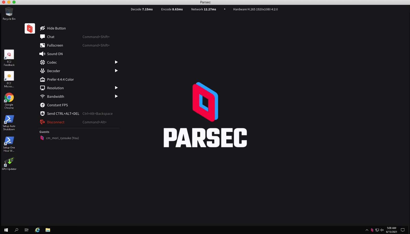 AWSにParsecを使ったゲーミングPCをこさえてみる | DevelopersIO