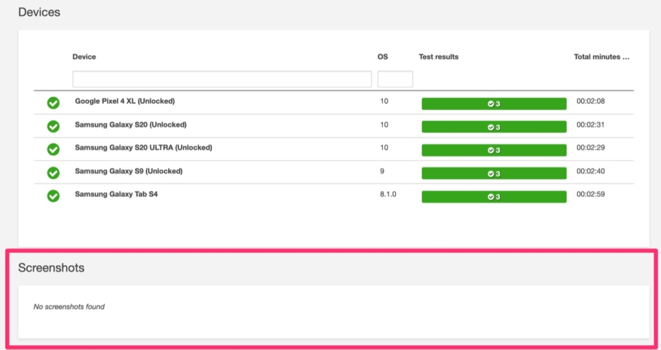 AWS Device Farm で Appium を使って 実行時のスクリーンショットレポートを取得してみた | DevelopersIO
