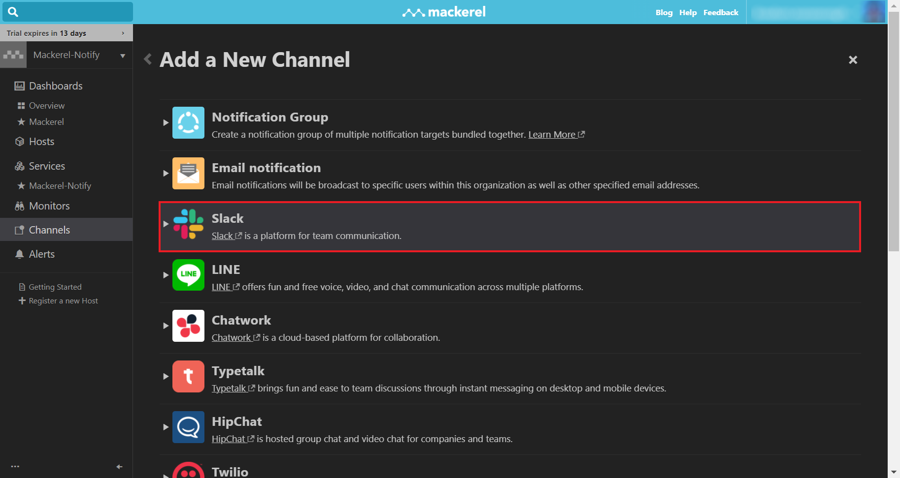 การตั้งค่า Slack Notifications เพื่อรับการแจ้งเตือนเซิร์ฟเวอร์จาก Mackerel อย่างละเอียด ...