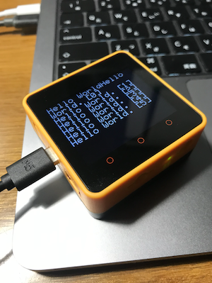 [M5Stack Core2 for AWS] PlatformIO を使用して、ArduinoでHello Worldしてみました | DevelopersIO