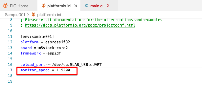 Visual Studio Code + PlatformIO 環境で M5Stack Core2 for AWS でHello Worldしてみました | DevelopersIO