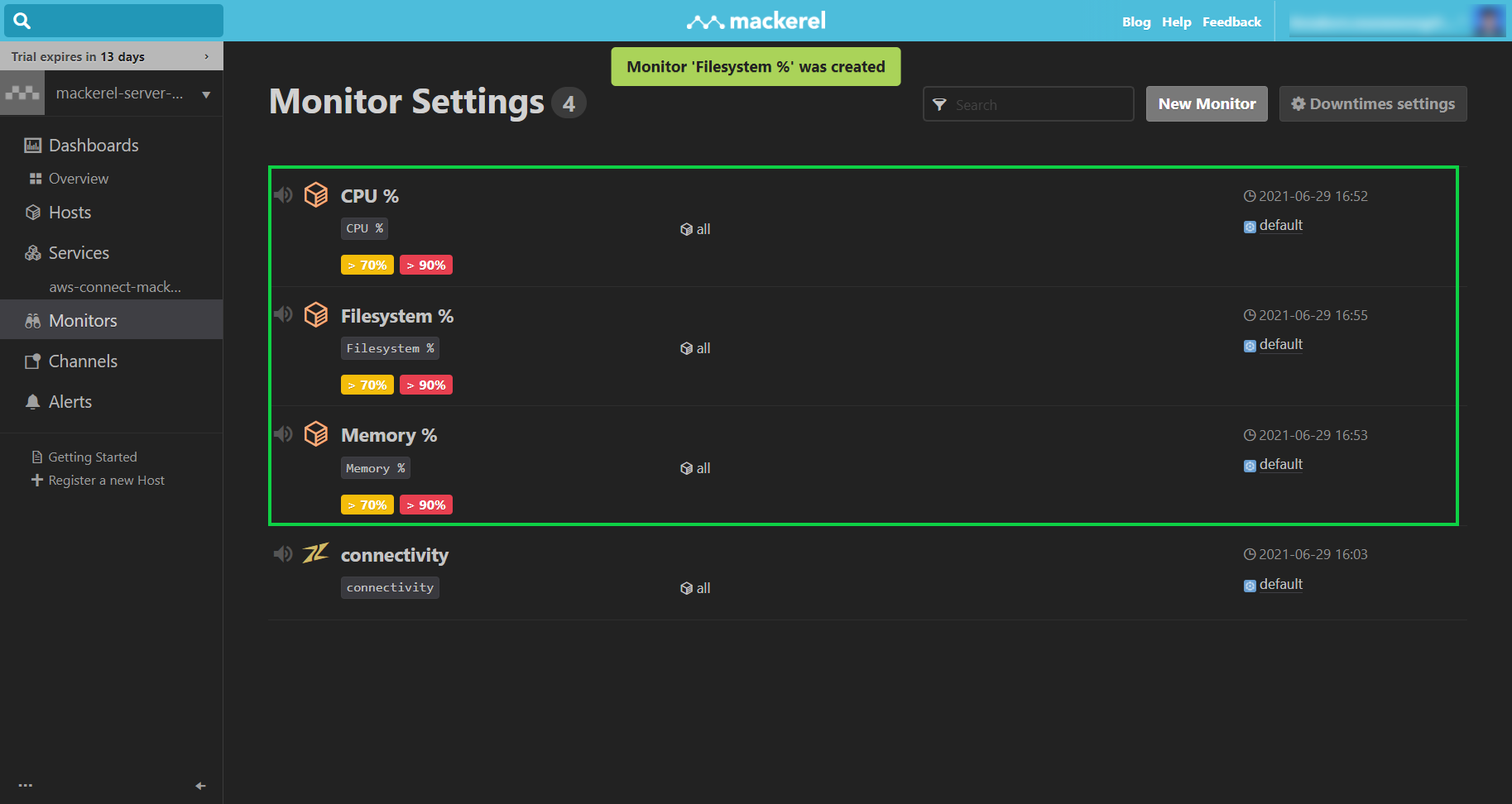 Mackerel คืออะไร + วิธีการเชื่อมต่อ AWS กับ Mackerel และการใช้งานเบื้องต้น | DevelopersIO