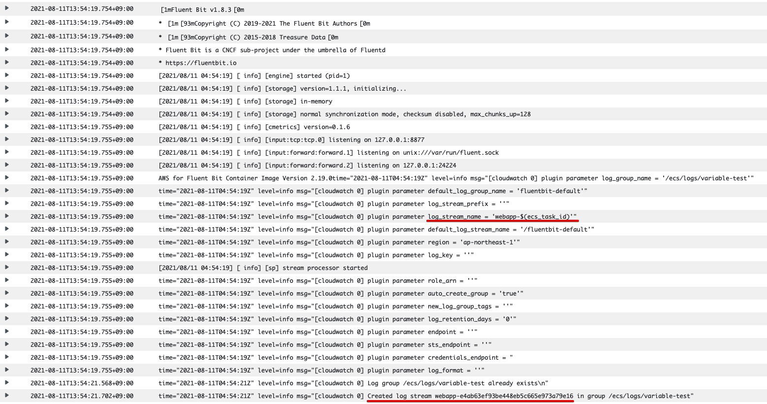 FireLens（Fluent Bit）からCloudWatch Logsへログを送信時、ThrottlingExceptionエラー回避のためログストリーム設定を見直す | DevelopersIO