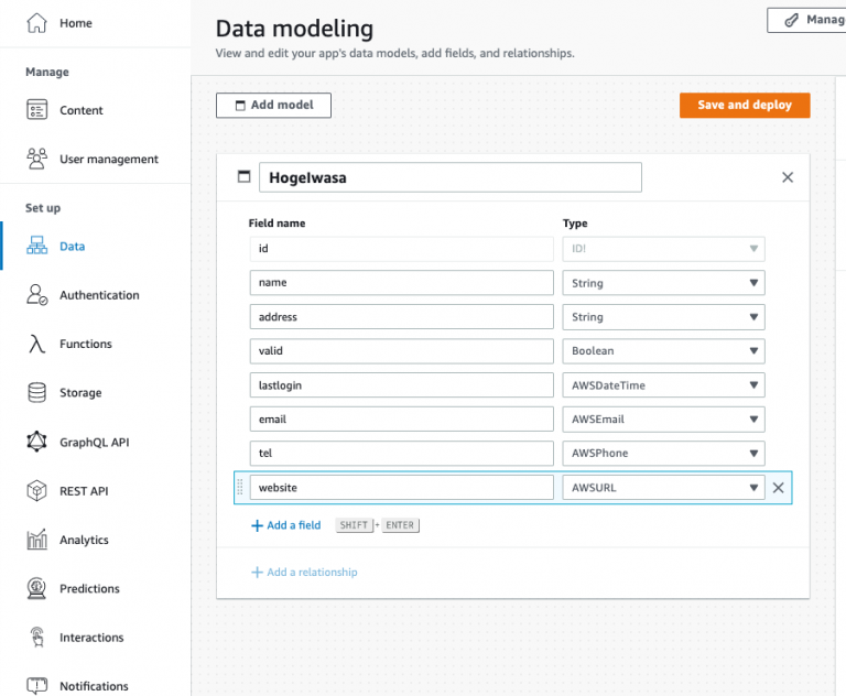 AWS Amplify Admin UIでダミーデータ生成とCSVダウンロードが出来るようになりました | DevelopersIO