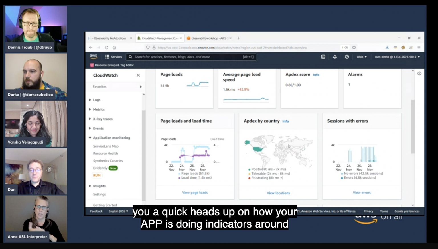 CloudWatch でクライアントアプリのモニタリングができる Real-User Monitoring for Amazon ...