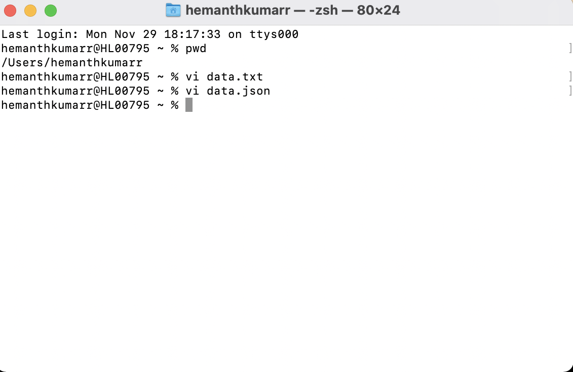 Creating Json Formatted Data File Using Dynamodb And Vi Editor Developersio