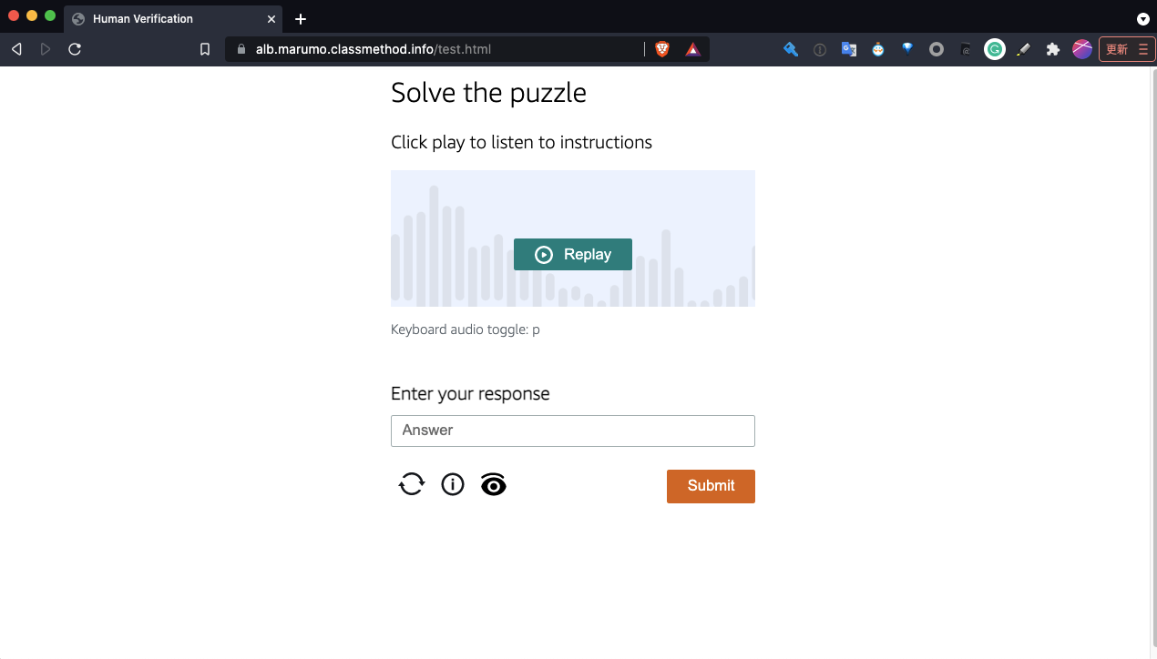 「わたしはロボットではありません」的なパズル（CAPTCHA）をAWS WAFで設定できるようになりました | DevelopersIO