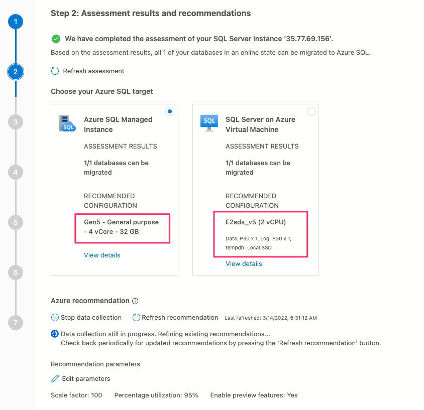 Azure Data Studio拡張機能を使ってSQL ServerをAzureへマイグレーションする際の推奨SKUを取得する ...