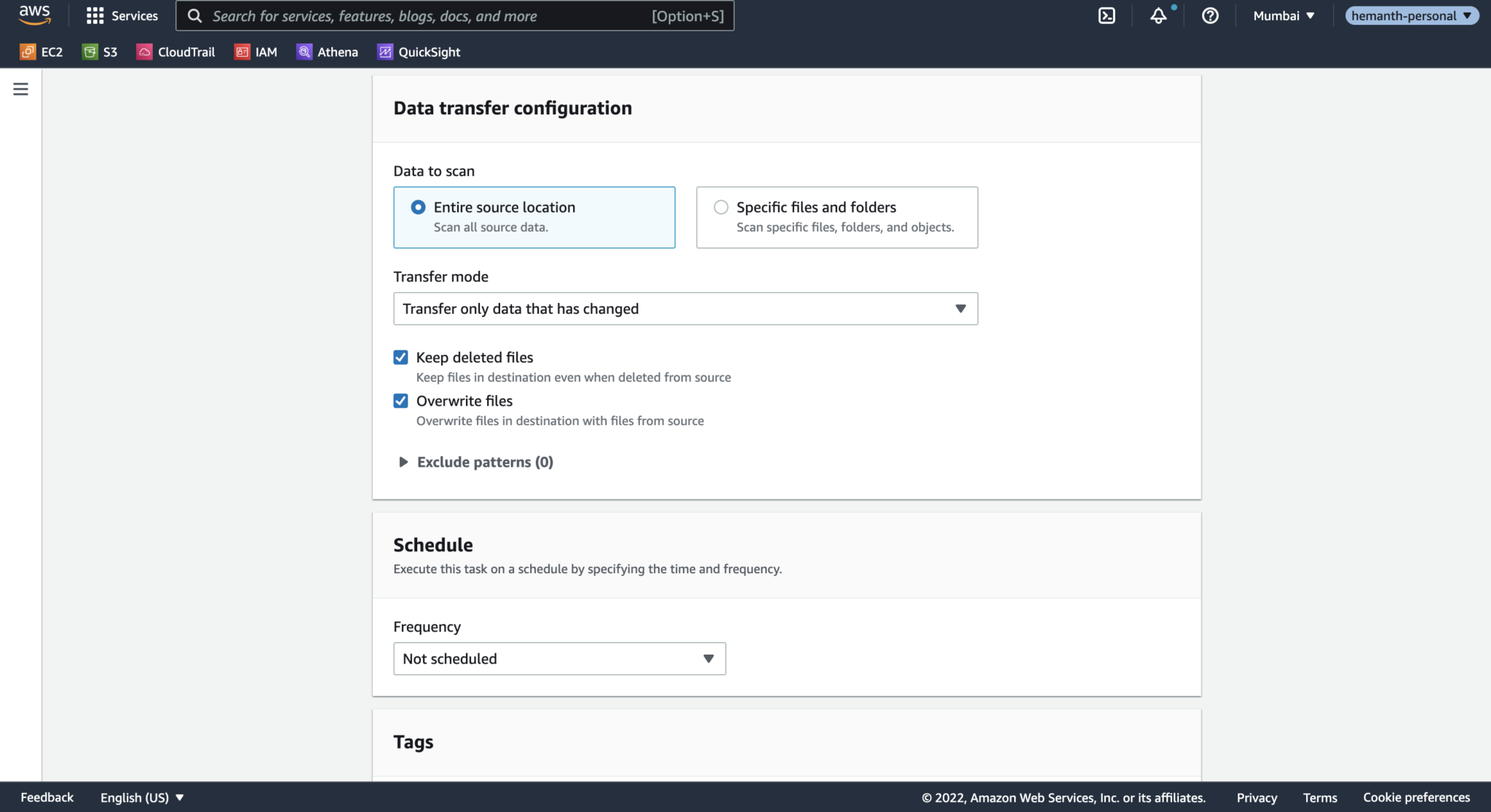 Copy files between buckets in S3 using AWS DataSync | DevelopersIO