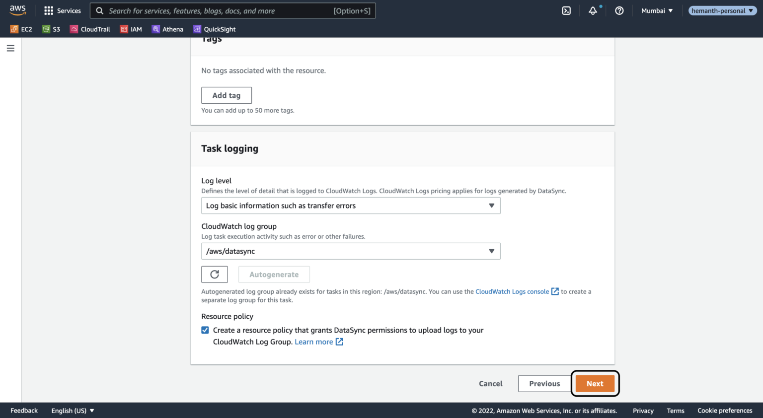 Copy files between buckets in S3 using AWS DataSync | DevelopersIO
