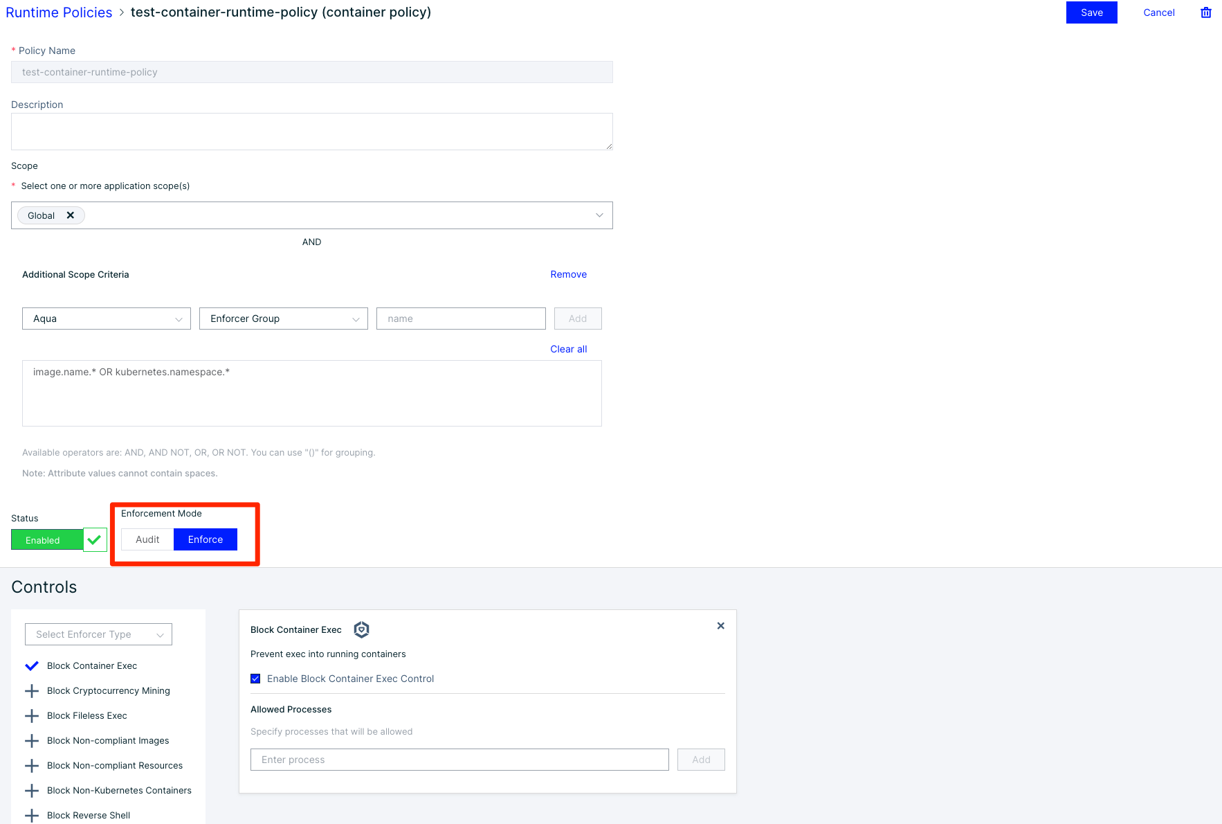 Aqua EnterpriseでAmazon EKS環境にContainer Runtime Protectionを適用する ...