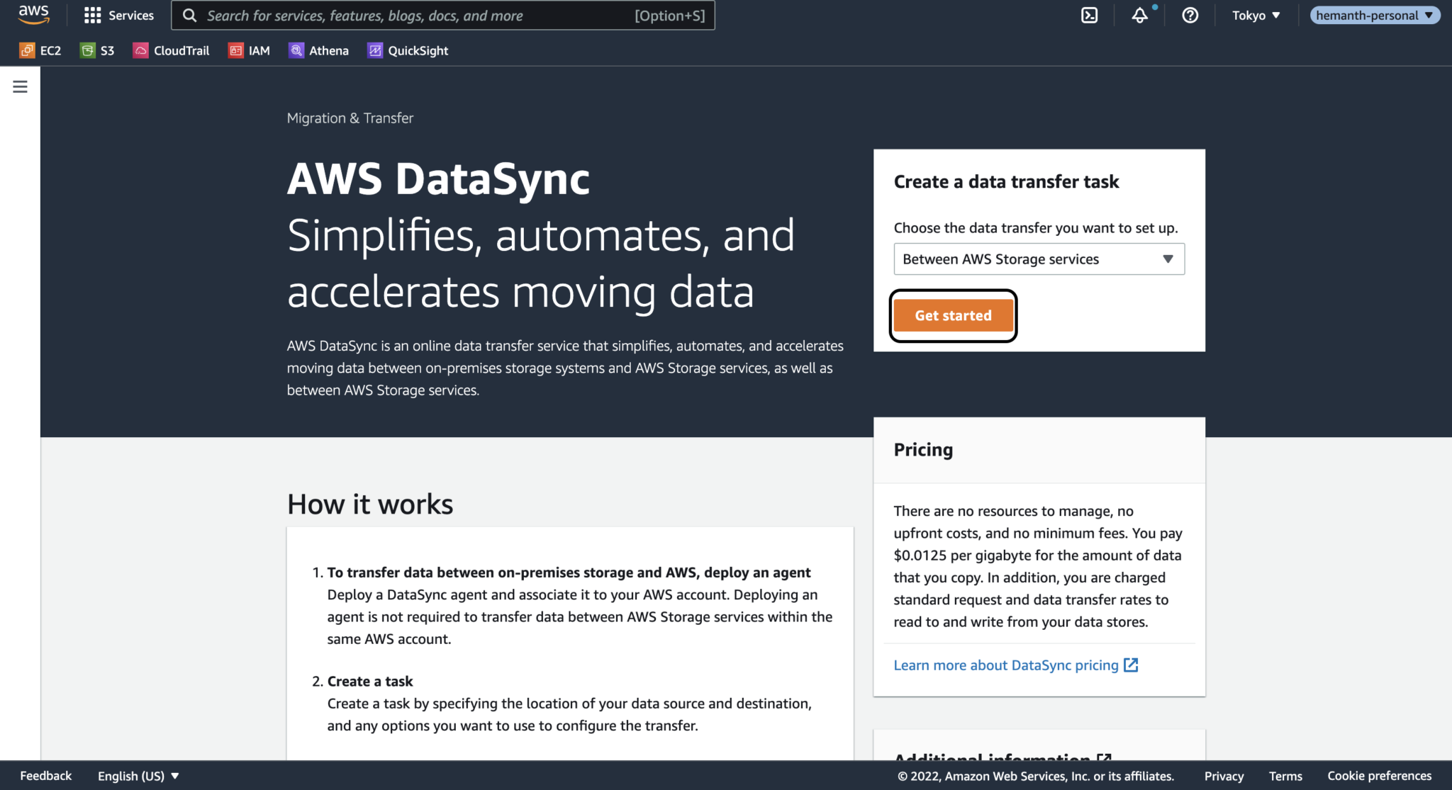 Copy files between buckets in S3 using AWS DataSync | DevelopersIO