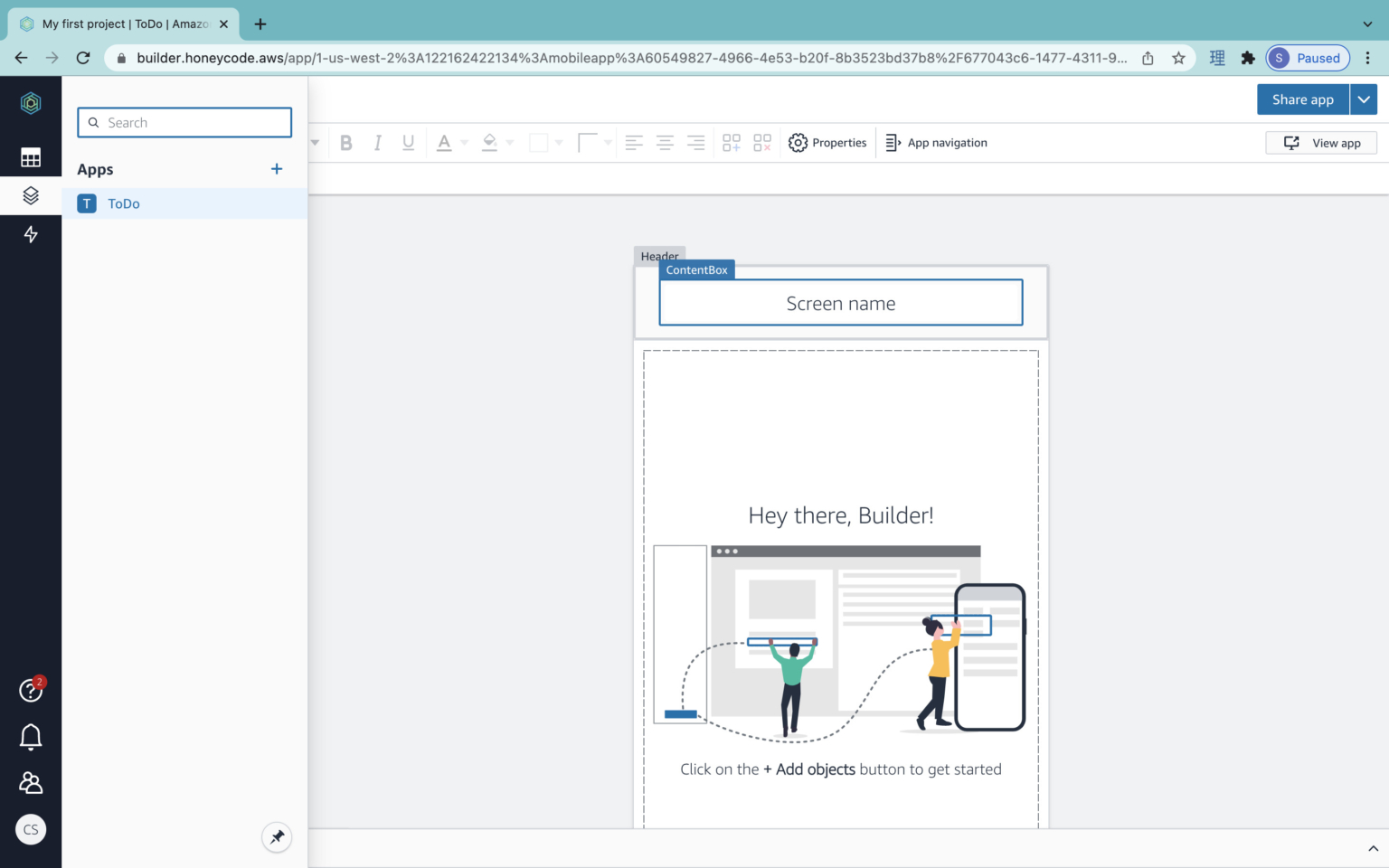 Make a simple ToDo application with AWS Honeycode | DevelopersIO
