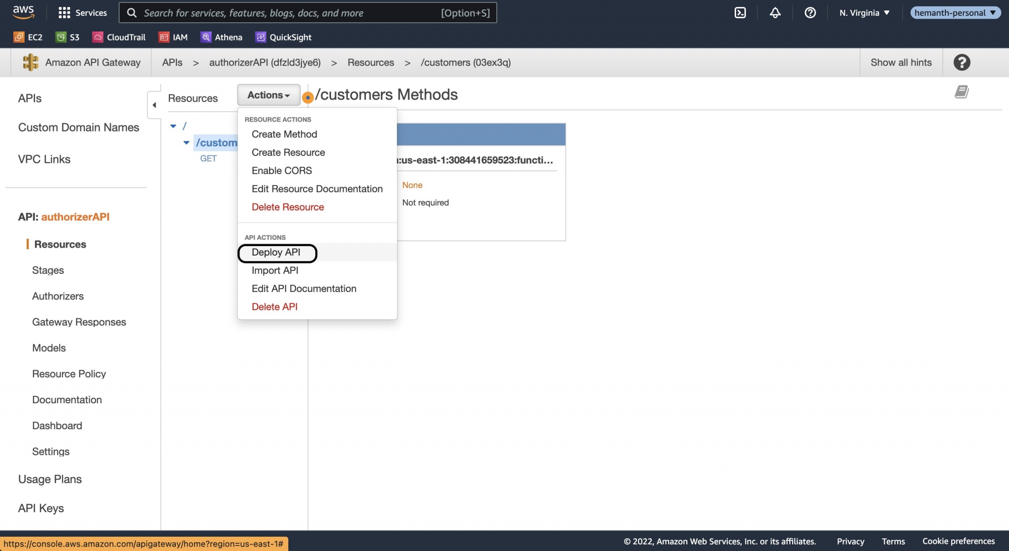 Securing API Gateway using Lambda Authorizer | DevelopersIO