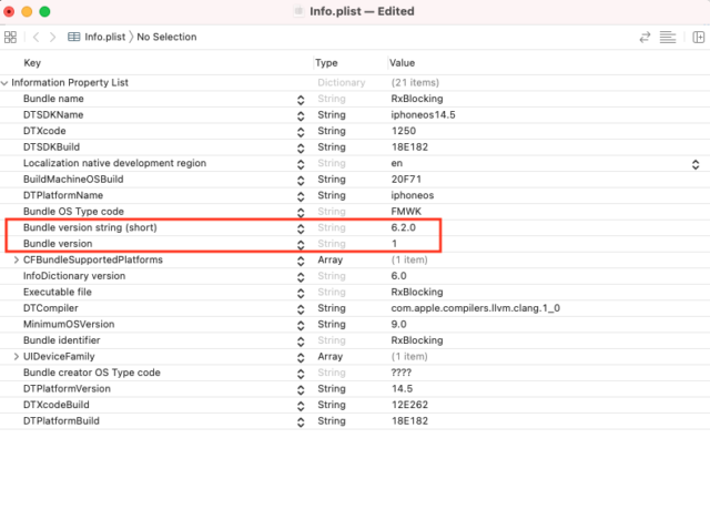 Ios Xcode 13でapp Store Connectにバイナリアップロードするとrxswift 620でcfbundleversionのエラー Developersio 1339
