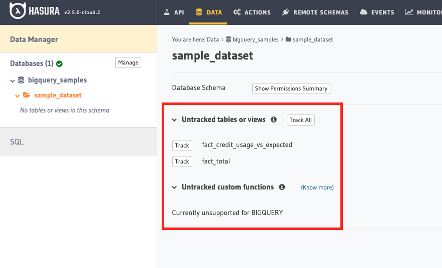 Hasura(cloud)のGraphQLエンジンからBigQueryを繋いで参照してみる | DevelopersIO