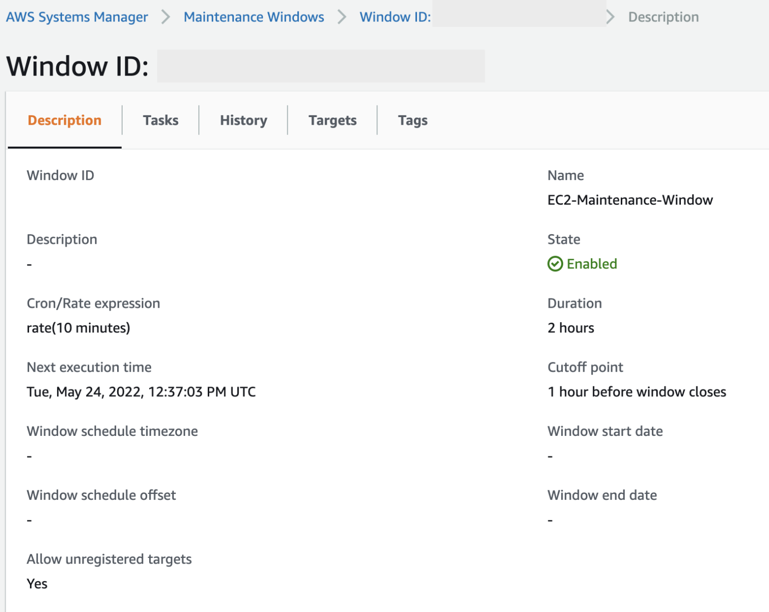 AWS CLIでEC2用のMaintenance Windowを作成してみた。 | DevelopersIO