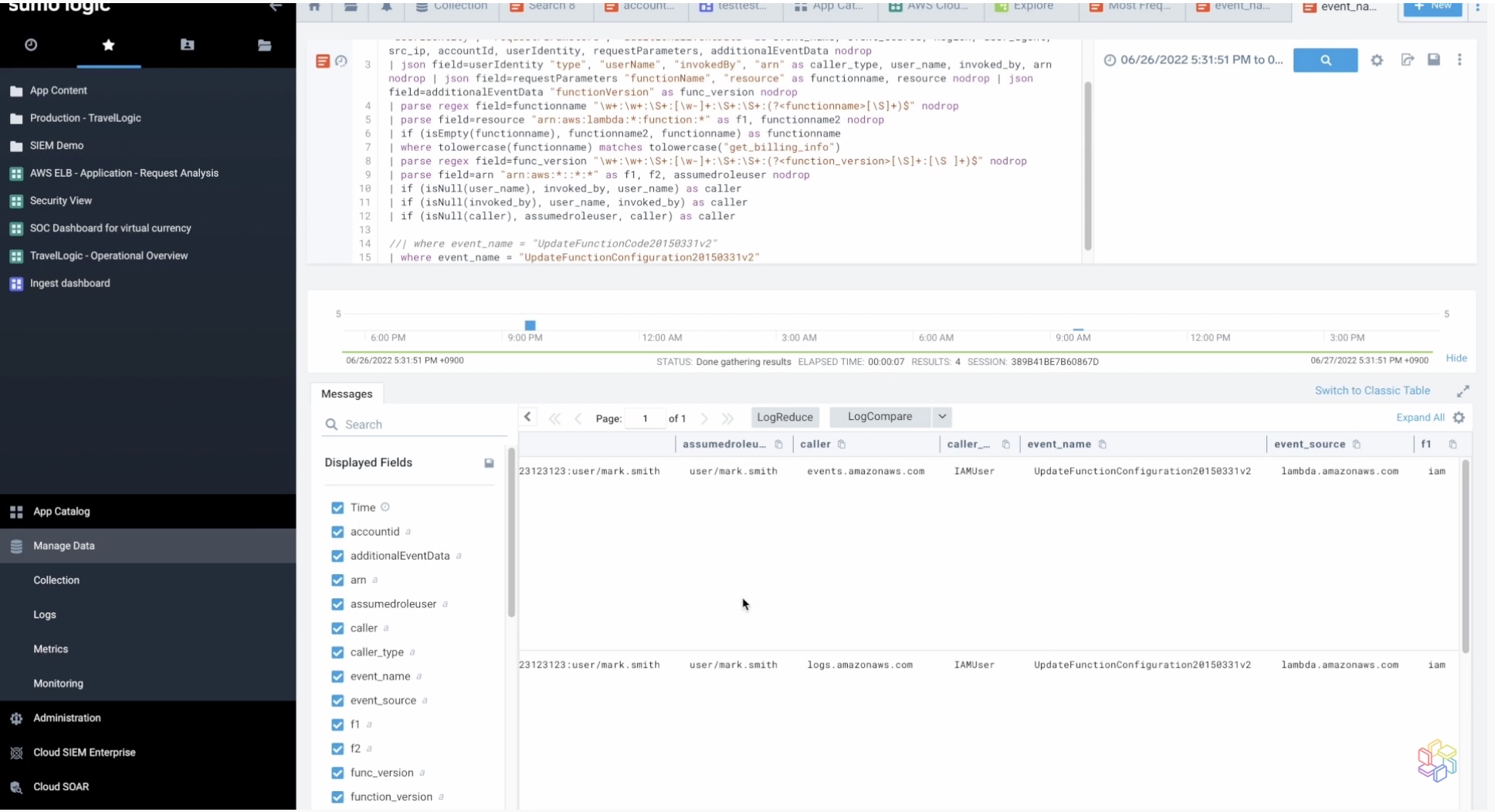 [レポート] AWSで作ったシステムのMTTIを短縮する。Sumo LogicのAWS Observabilityで。#devio2022 | DevelopersIO