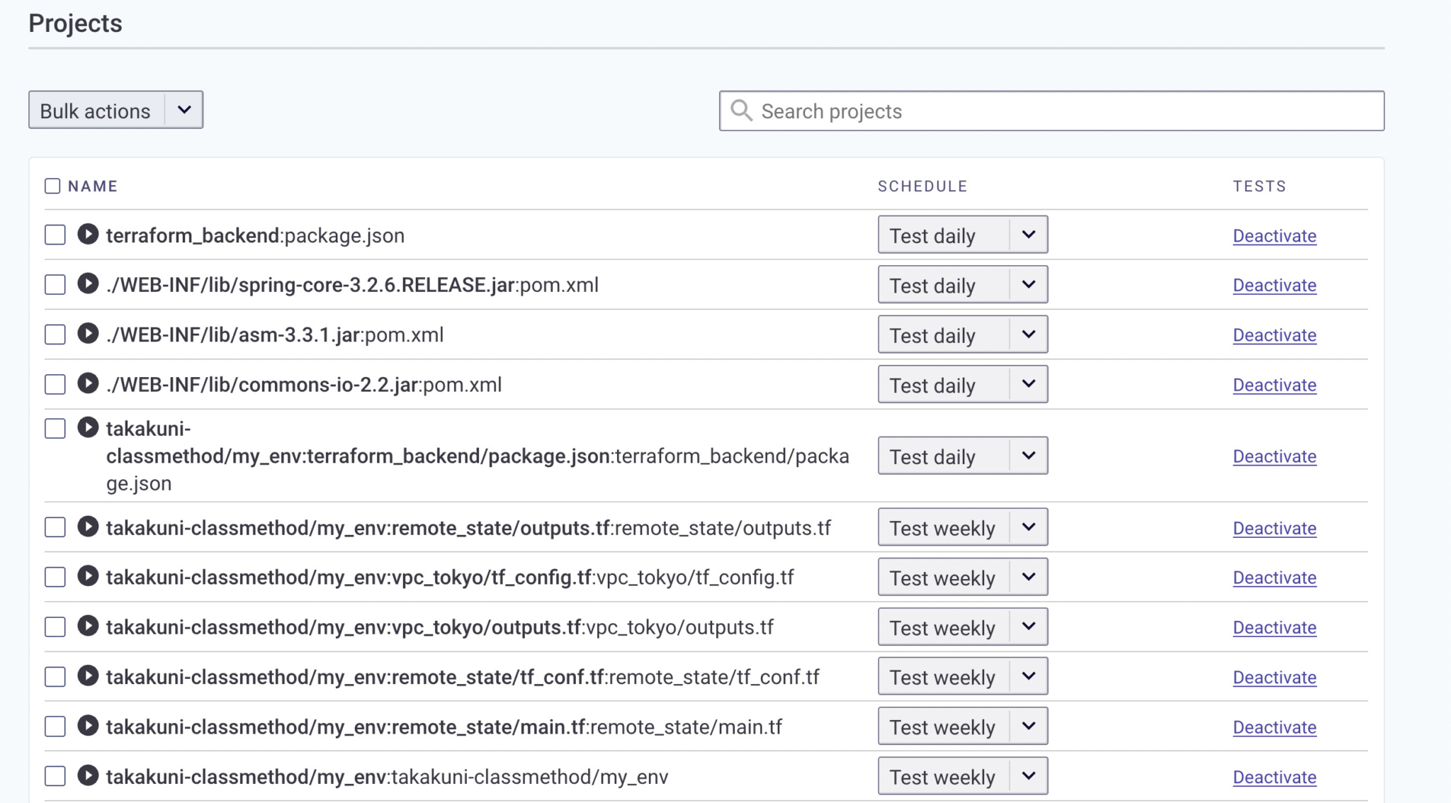[小ネタ] Snyk Projectを一括削除する方法 | DevelopersIO