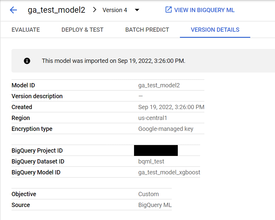 BigQuery MLで作成したモデルをVertex AIのModel Regstryにそのまま登録する | DevelopersIO
