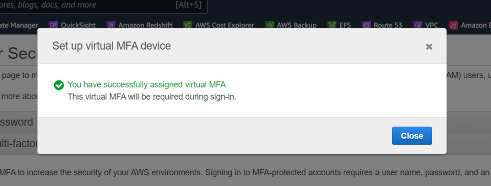 วิธีการเปิดใช้งาน AWS IAM MFA บนมือถือ | DevelopersIO