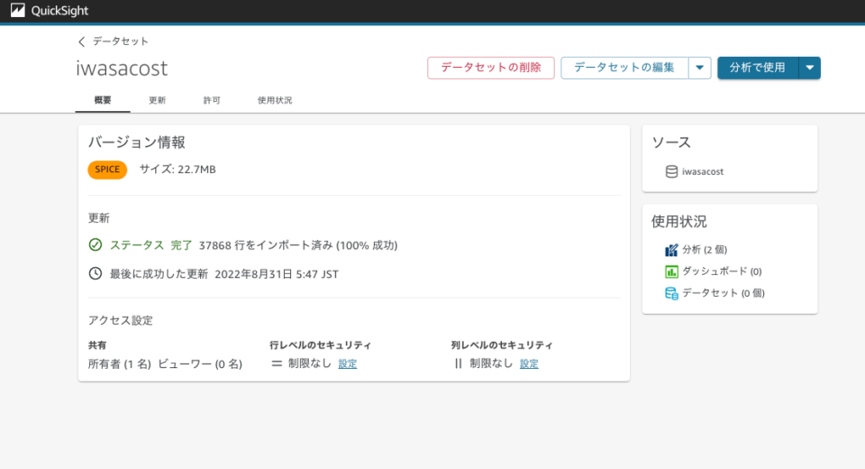 Amazon QuickSight で SPICE データセットの暗号化に KMS のカスタマーマネージドキーが指定出来るようになりました | DevelopersIO