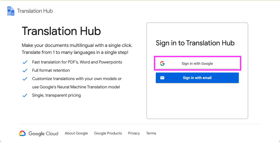 【新サービス】セルフサービスでドキュメント翻訳ができる Translation Hub が発表されたので、早速試しました！ #GoogleCloudNext | DevelopersIO