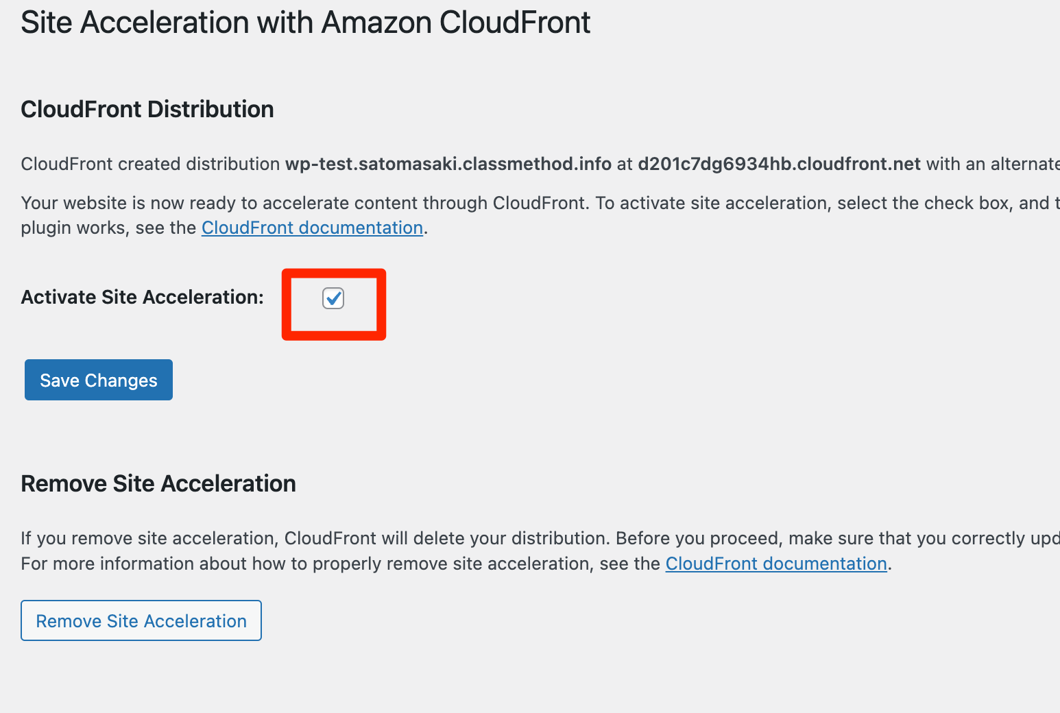 プラグインAWS for WordPressを使ってWordPressをCloudFrontで配信してみる | DevelopersIO