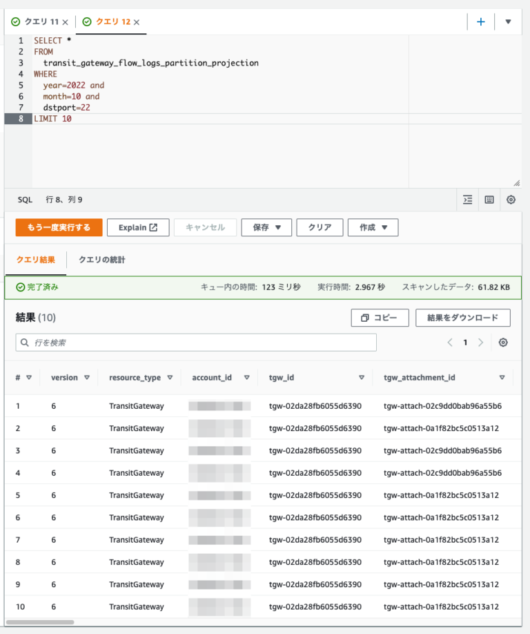 Transit Gateway Flow LogsをAthenaで分析してみた | DevelopersIO