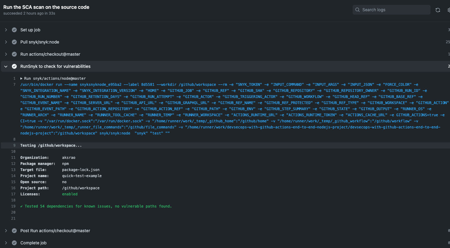 I tried to created a end to end DevSecOps pipeline for Node.js project | DevelopersIO