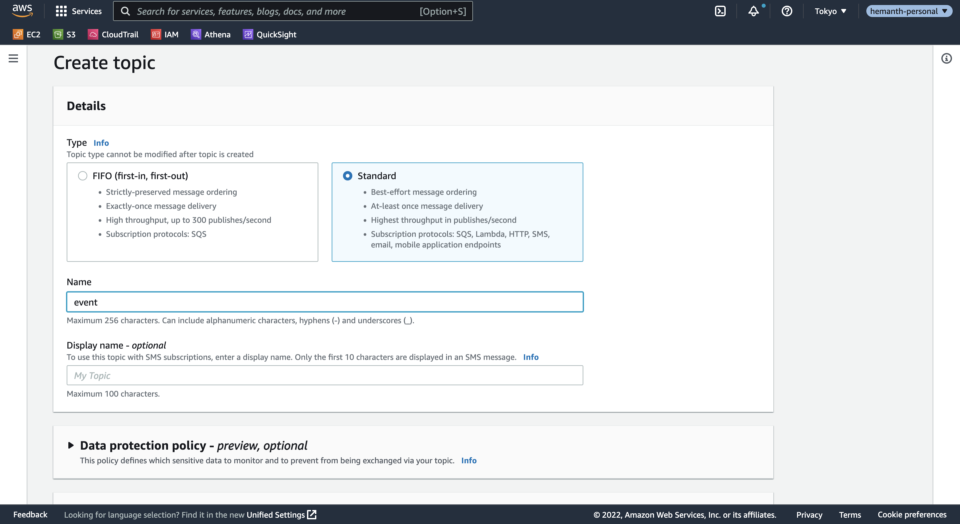 Create Lambda Function to handle the SNS Messages | DevelopersIO