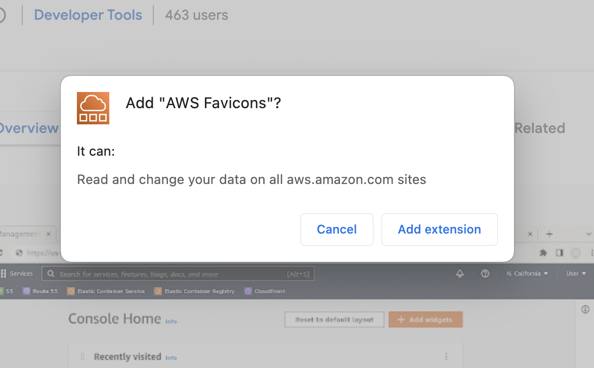 Chrome Extension that set favicons for AWS services | DevelopersIO