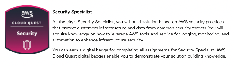 [AWS Skill Builder] AWS Cloud QuestのSecurityをやってみた | DevelopersIO