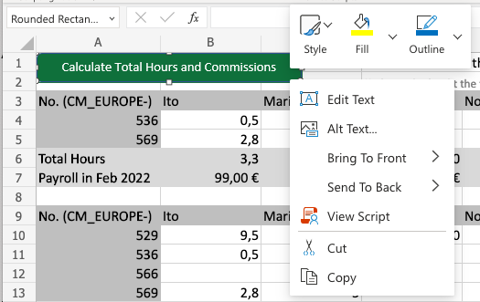Office スクリプトで Excel 表の合計値を算出するボタンを入れてみた | DevelopersIO