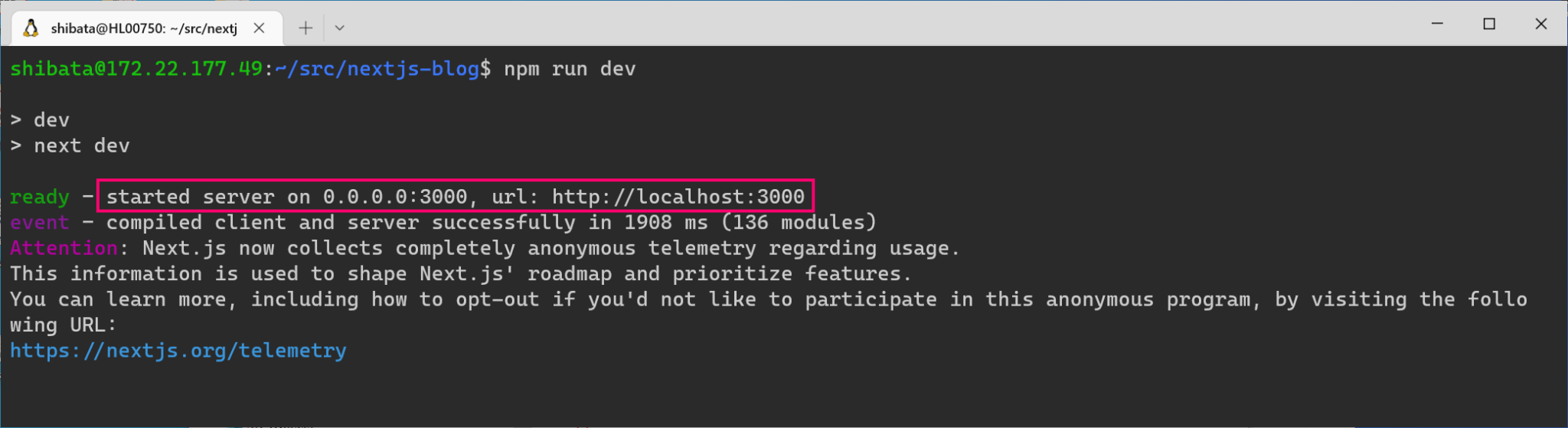 WSL2環境でNext.jsに入門してみた | DevelopersIO