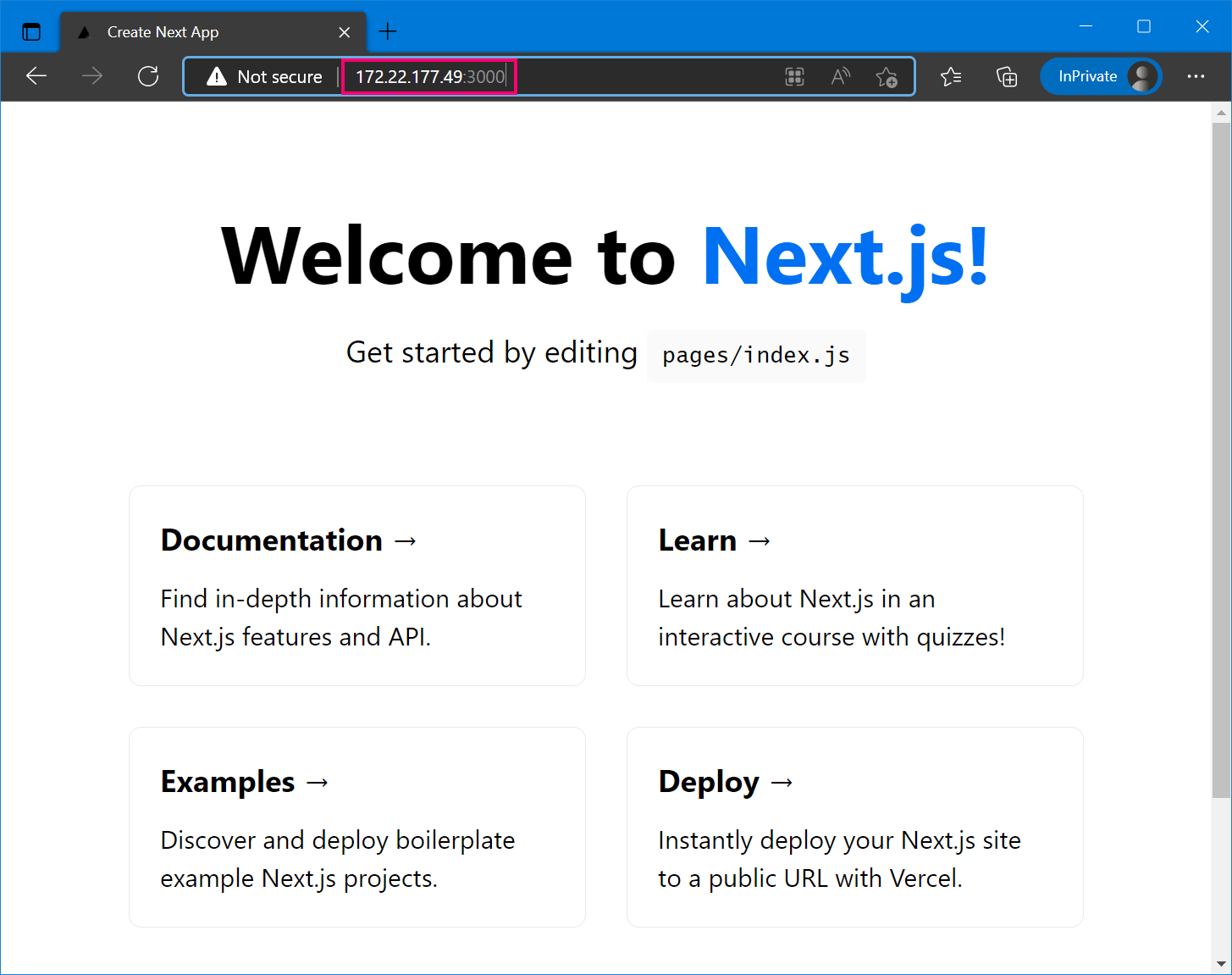 WSL2環境でNext.jsに入門してみた | DevelopersIO