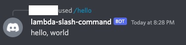 Discord のコマンド (Application Commands) を AWS CDK + AWS Lambda で実装してみた | DevelopersIO