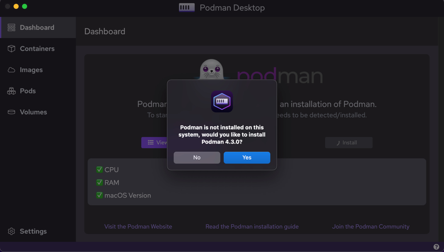 Podman Desktopでコンテナを立ち上げてみる | DevelopersIO