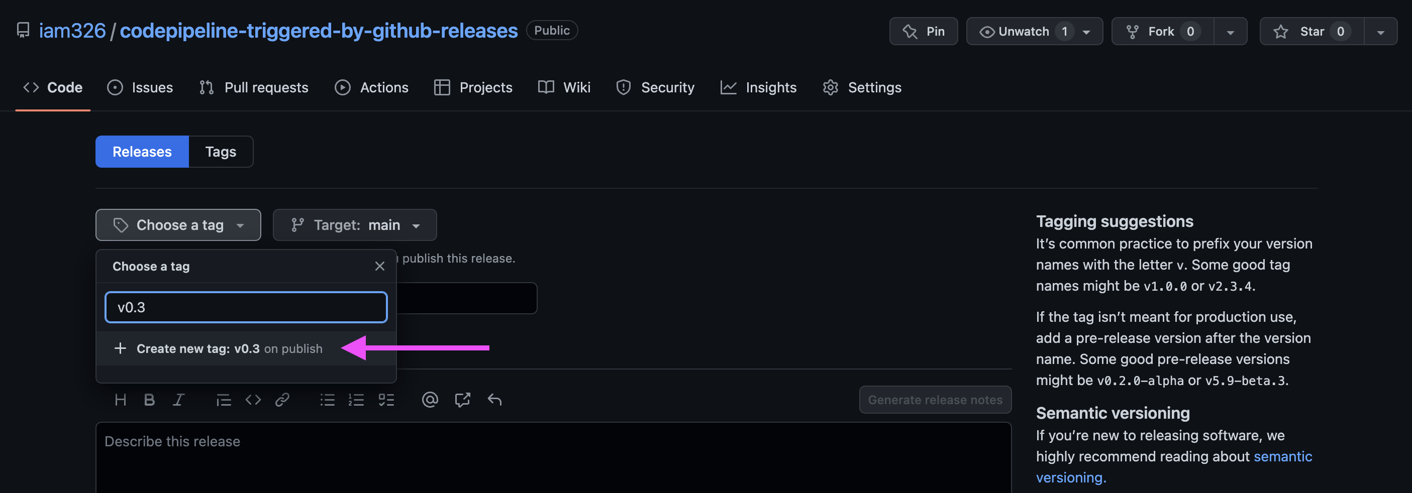 【AWS CDK】GitHub の Release をトリガーに CodePipeline を起動する（GitHub ソースアクション Version 2 版） | DevelopersIO