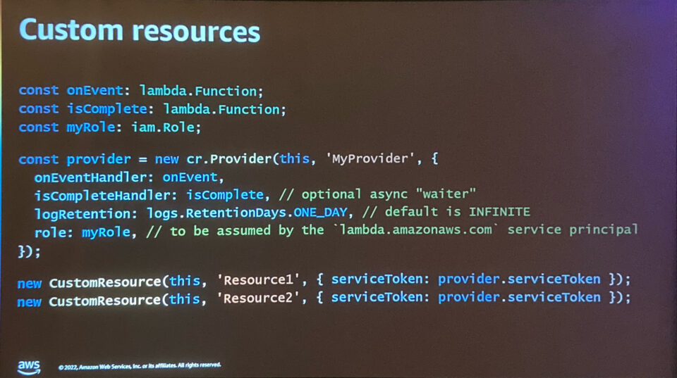 [レポート]AWS CDKのL2、L3 Constructを実装する具体的なテクニックと、CDKのベストプラクティスを学ぶワークショップに参加しました #reinvent | DevelopersIO