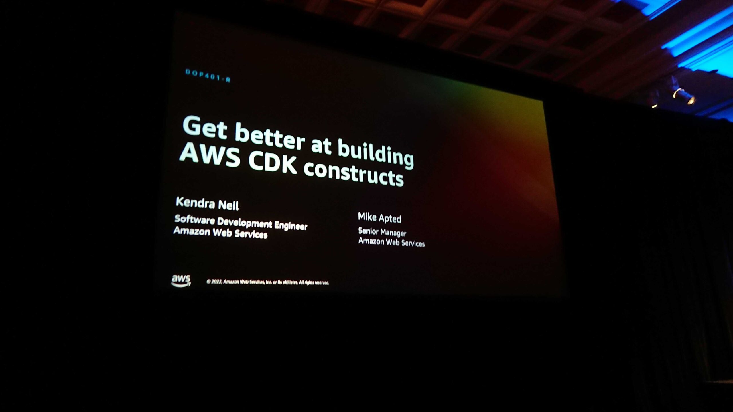 [レポート]AWS CDKのL2、L3 Constructを実装する具体的なテクニックと、CDKのベストプラクティスを学ぶワークショップに参加しました #reinvent | DevelopersIO