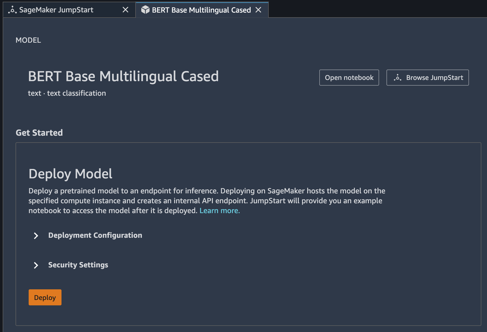 Amazon SageMaker JumpStartでBERTベースの多言語モデルをファインチューニングして日本語テキストの感情分類モデルを作成する | DevelopersIO