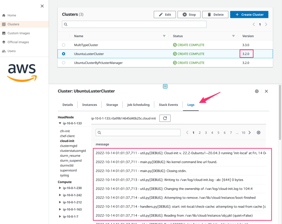 Webui の Aws Parallelcluster Manager と Aws Parallelcluster のバージョンの互換性を意識しよう Developersio