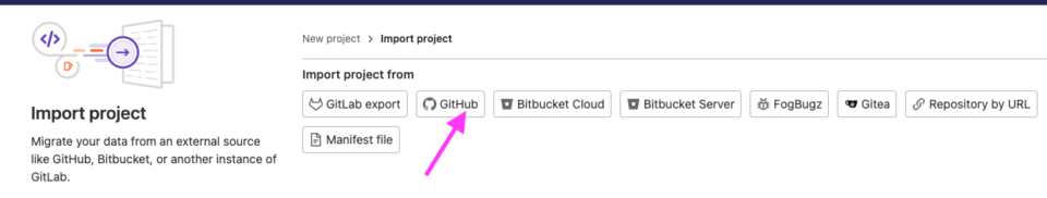 i tried migrating repository from github to gitlab | DevelopersIO