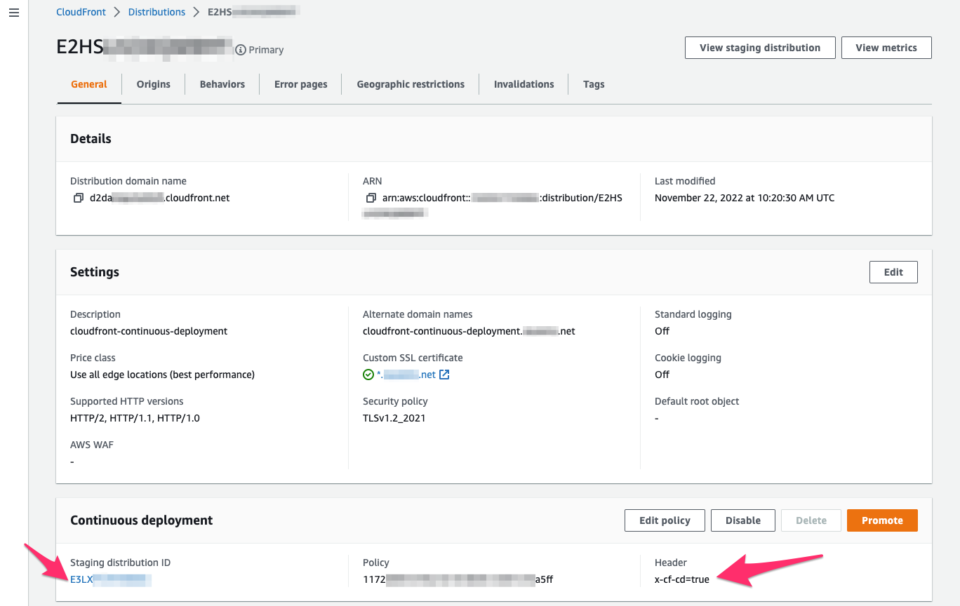 Amazon CloudFrontのContinuous DeploymentでHeader-basedな振り分けをしてみた ...