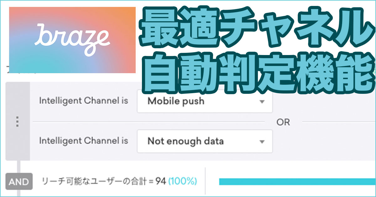 開封率が1番高いチャネルを狙い撃ちするインテリジェントチャネルを紹介！#Braze | DevelopersIO