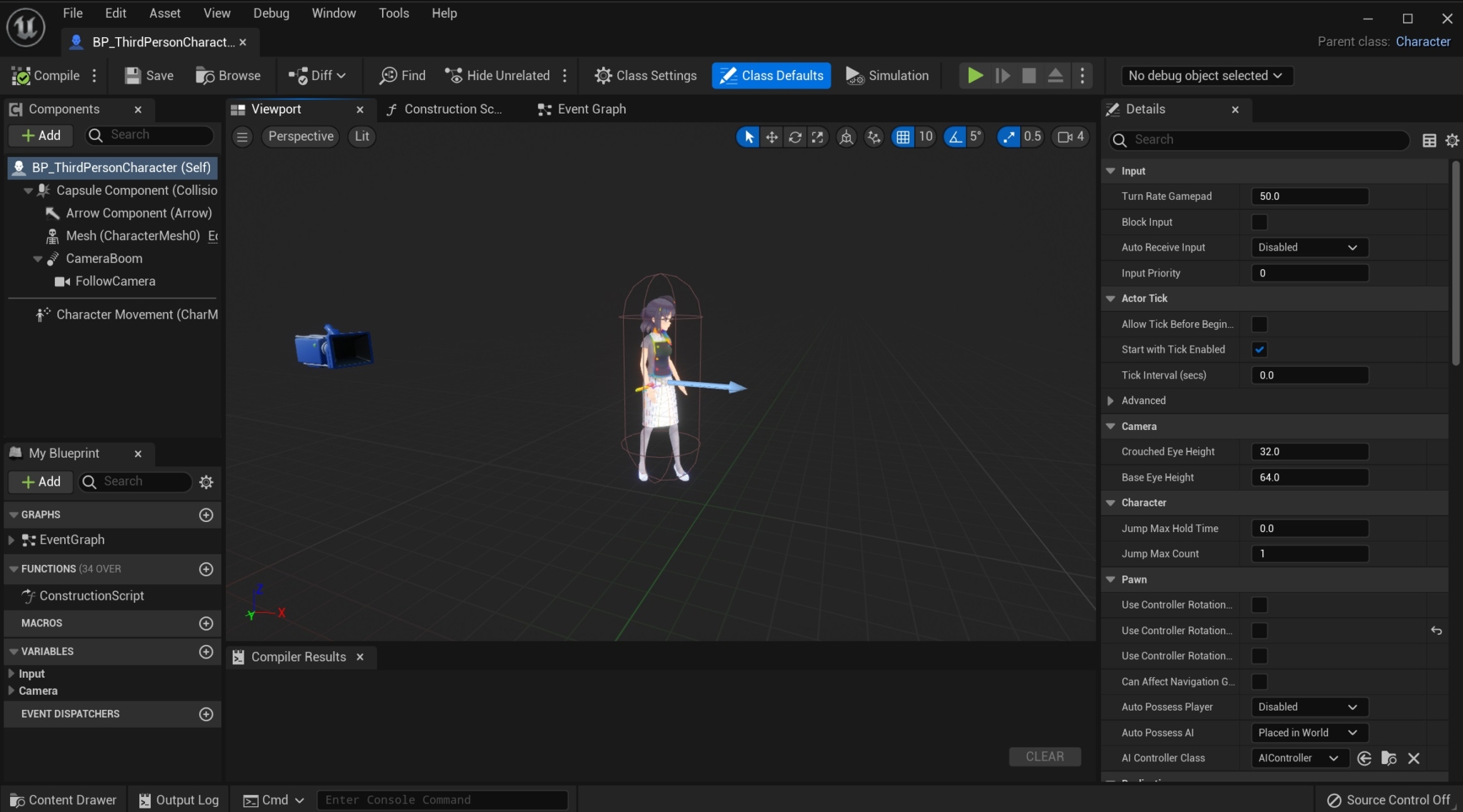 Unreal Engine5で弊社公式キャラの3Dモデル(VRM)を操作できるようにしてみた | DevelopersIO
